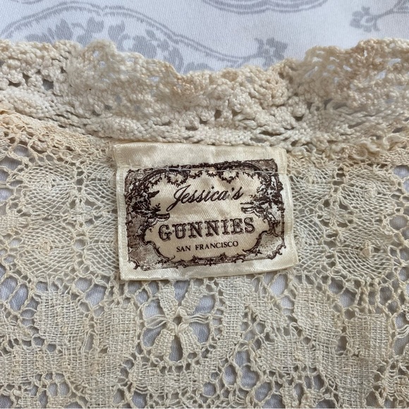Gunne Sax | Tops | Vintage 7s Gunne Sax Gunnies Jessica Mcclintock Lace ...